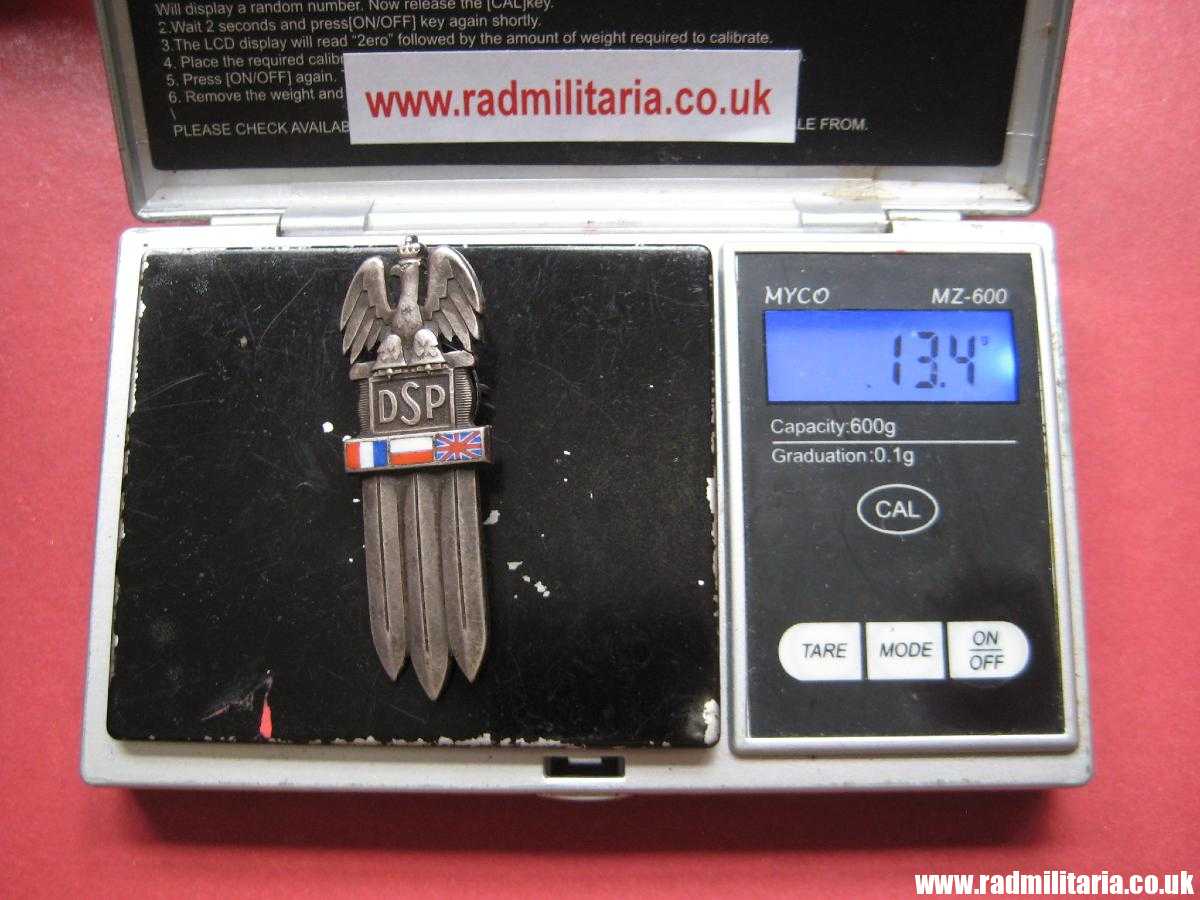 & WW2 Polish Army original ENAMEL BADGE – DSP (2nd Polish Rifle ...